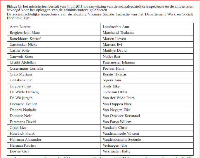 Ministerieel besluit tot wijziging van het ministerieel besluit van 4 ...