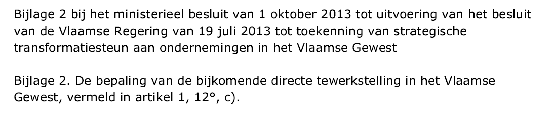 Ministerieel besluit tot wijziging van het besluit van de Vlaamse ...