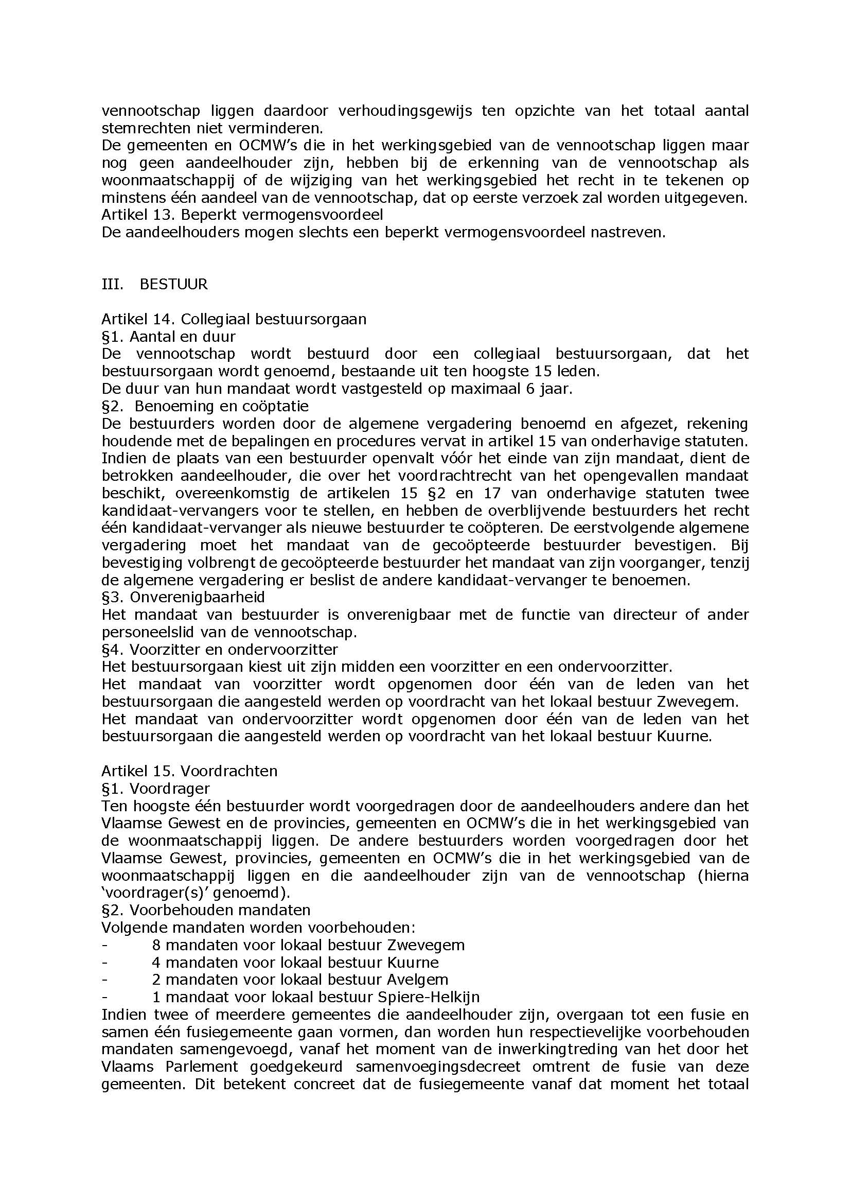 Ministerieel besluit tot de erkenning als woonmaatschappij van de ...