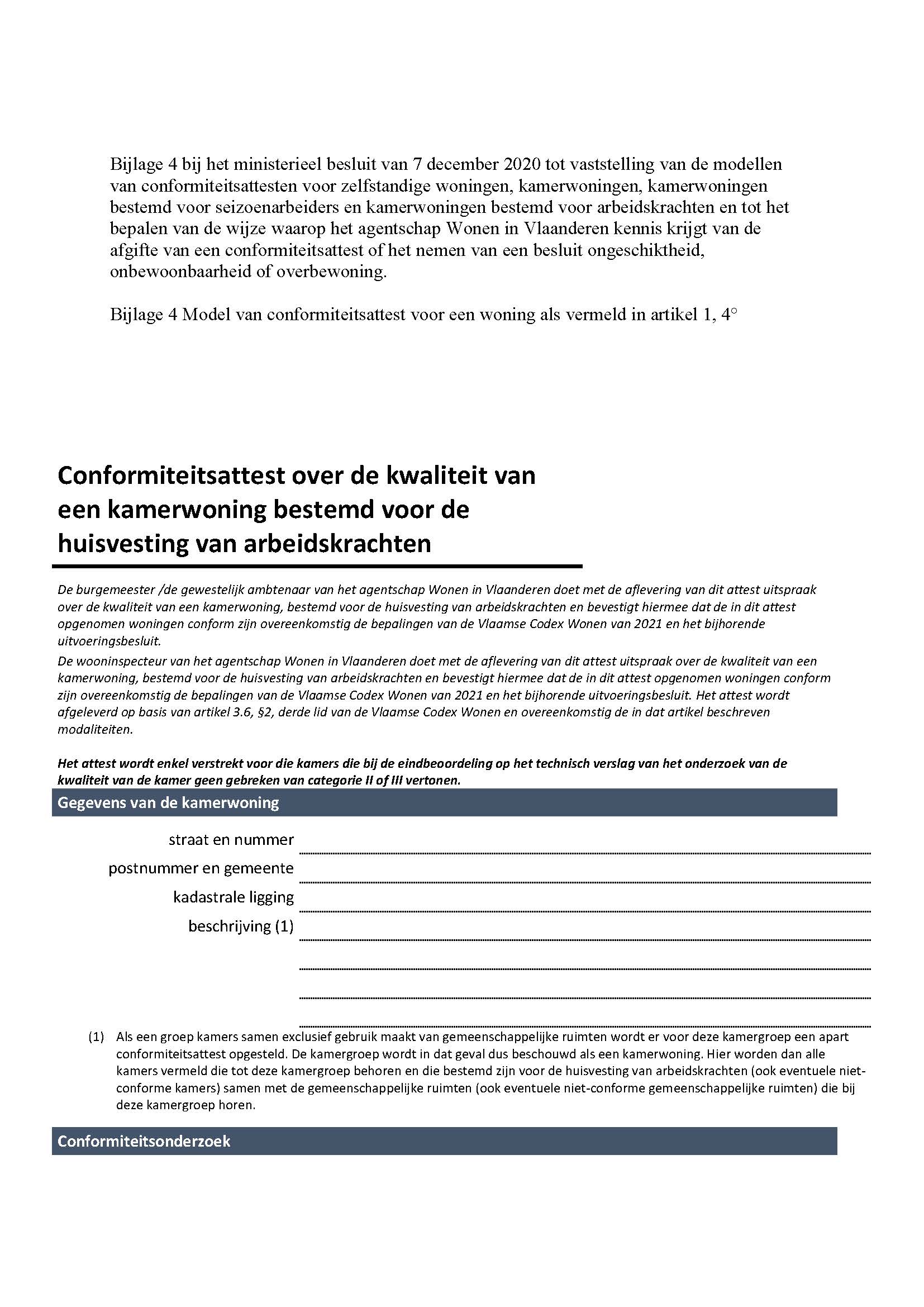 Ministerieel besluit tot wijziging van het ministerieel besluit van 7 ...