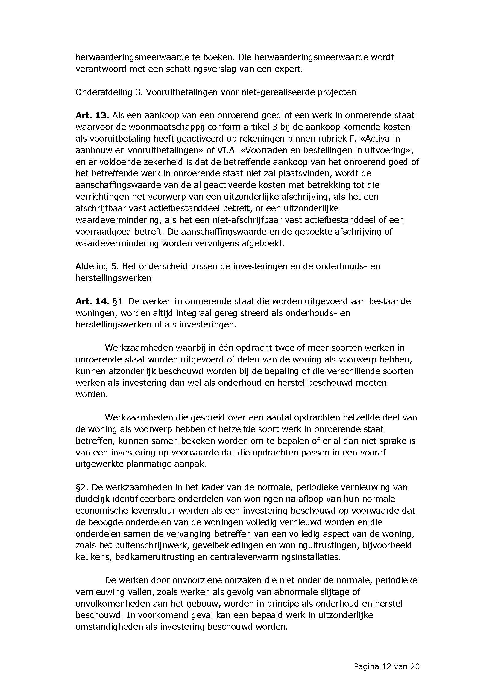 Ministerieel besluit tot nadere invulling van de regels voor de ...