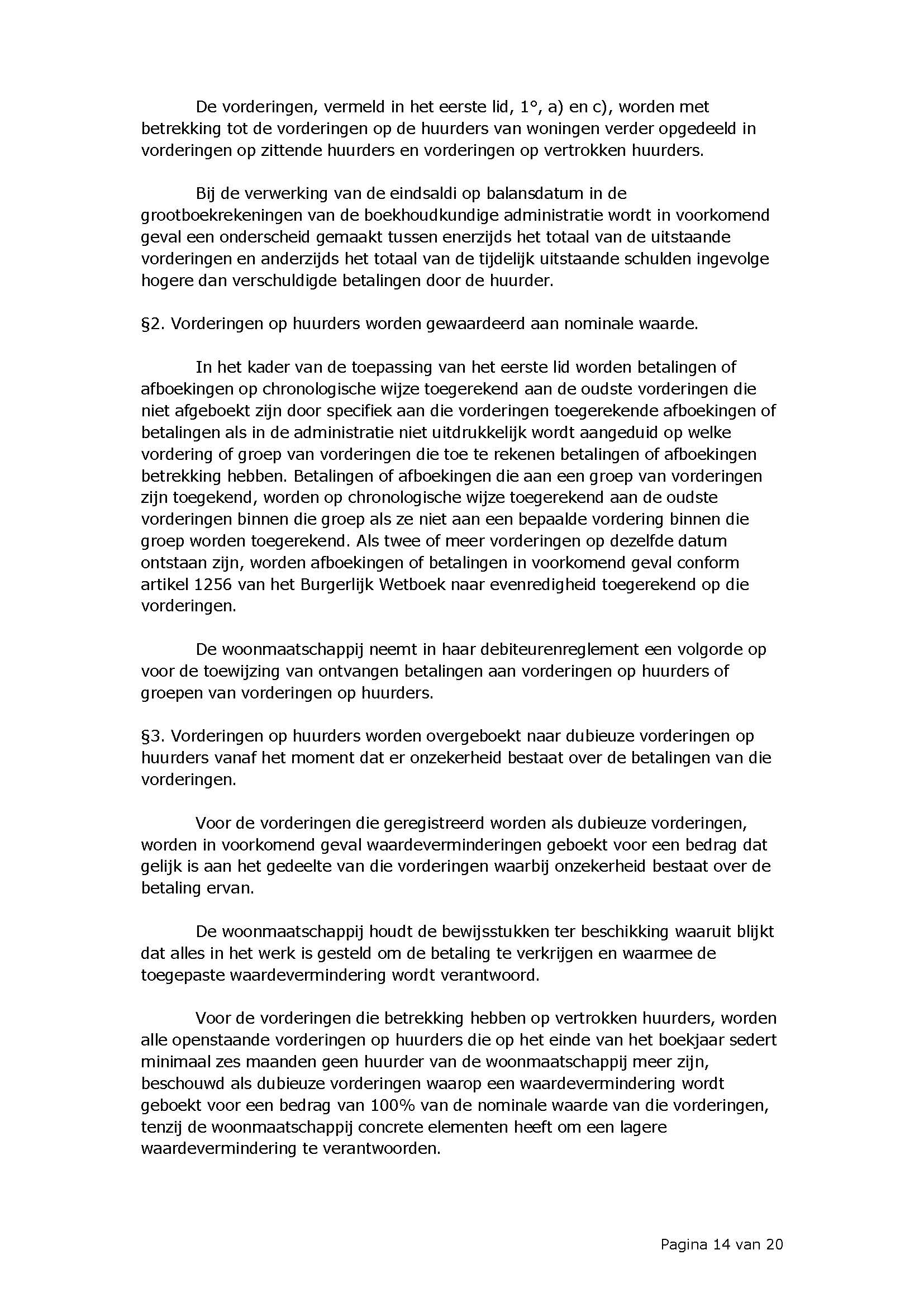 Ministerieel besluit tot nadere invulling van de regels voor de ...