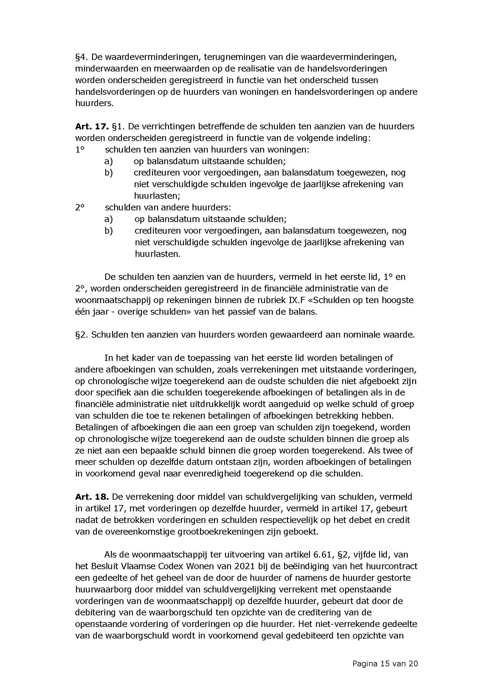 Ministerieel besluit tot nadere invulling van de regels voor de ...