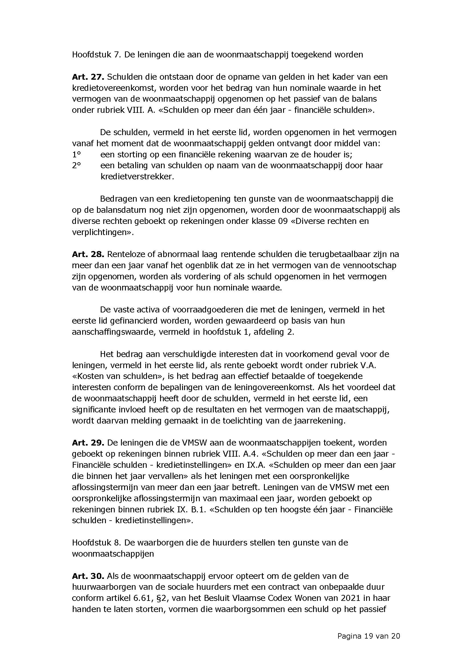 Ministerieel besluit tot nadere invulling van de regels voor de ...